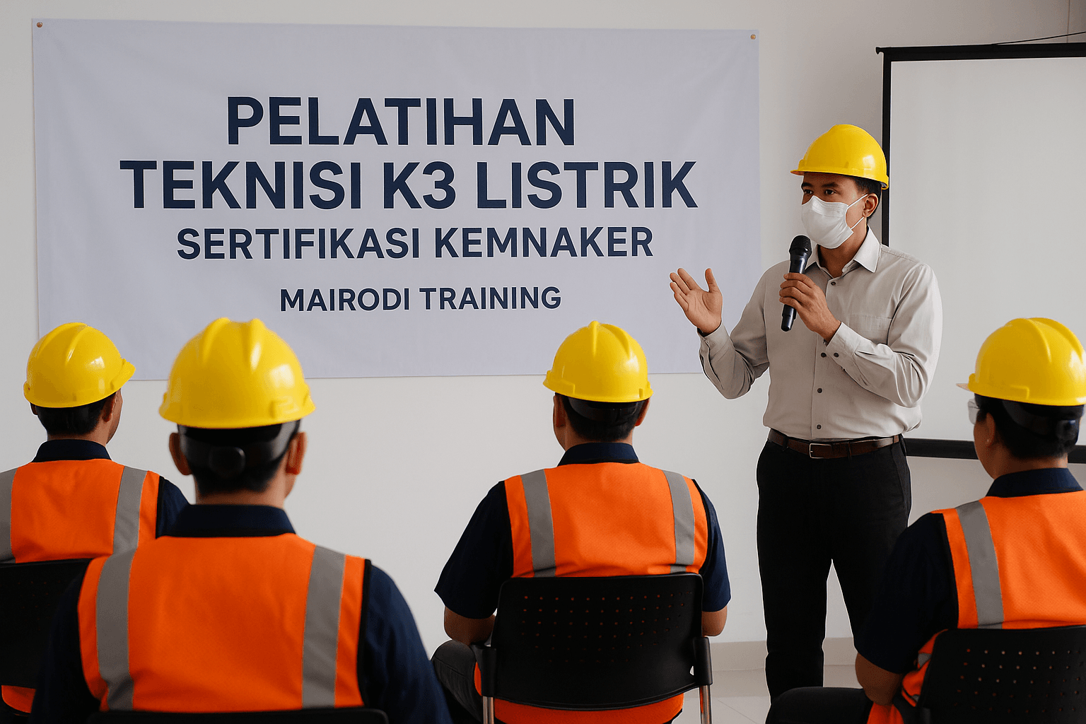 Pelatihan Teknisi K3 Listrik Kemnaker Bersama Mairodi Training